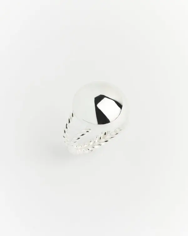SOPHIE BLAKE Zoe Dome Ring - Silver
