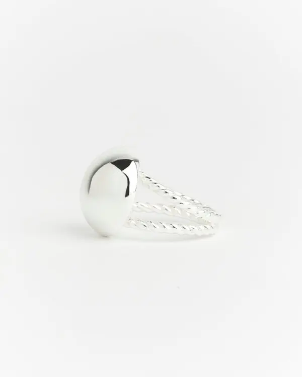 SOPHIE BLAKE Zoe Dome Ring - Silver