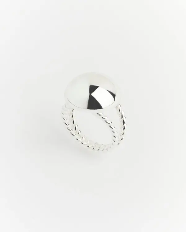 SOPHIE BLAKE Zoe Dome Ring - Silver
