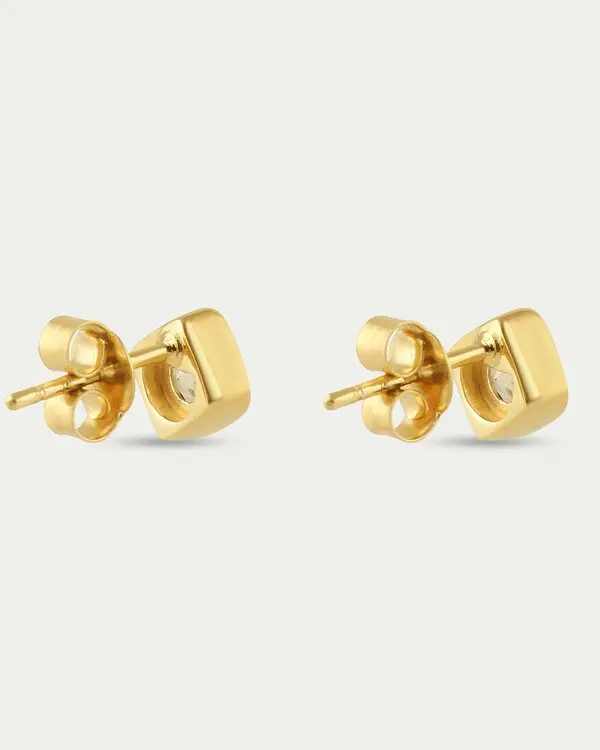 SOPHIE BLAKE Deco Citrine Stud Earrings