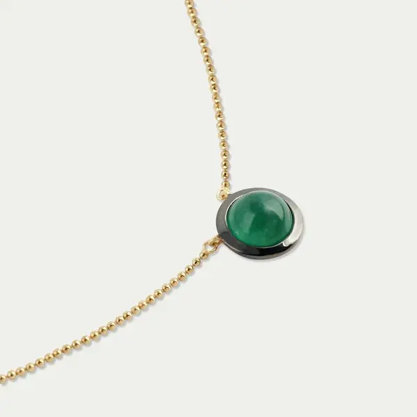 SOPHIE BLAKE Gabby Emerald Pendant - 14kgold