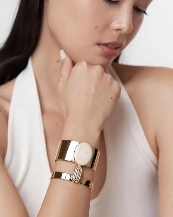 SOPHIE BLAKE Valeria Cuff With Pearl Enamel