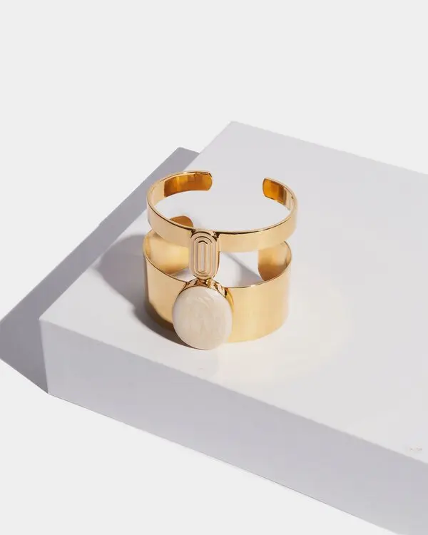 SOPHIE BLAKE Valeria Cuff With Pearl Enamel