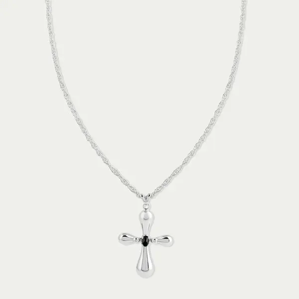 SOPHIE BLAKE Helen Cross White Gold Blue Topaz Pendant