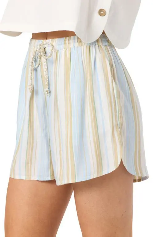 O'Neill Millie Stripe Drawstring Shorts