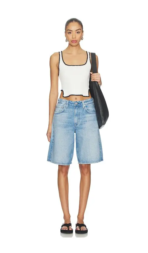 ONETEASPOON Knitted Scallop Tank Top