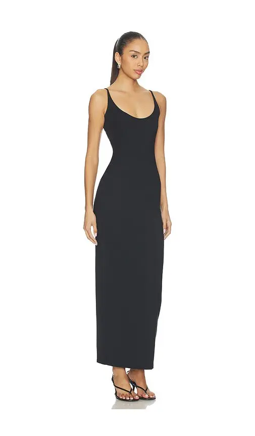 SKIMS Smooth Layers Skimpy Strap Maxi Dress - Obsidian