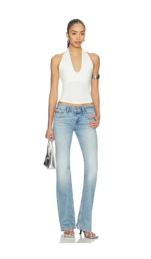 SKIMS Smooth Layers Halter Top - Egret