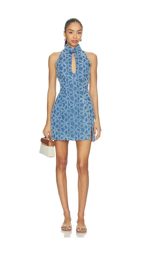 SAU LEE Eva Denim Dress