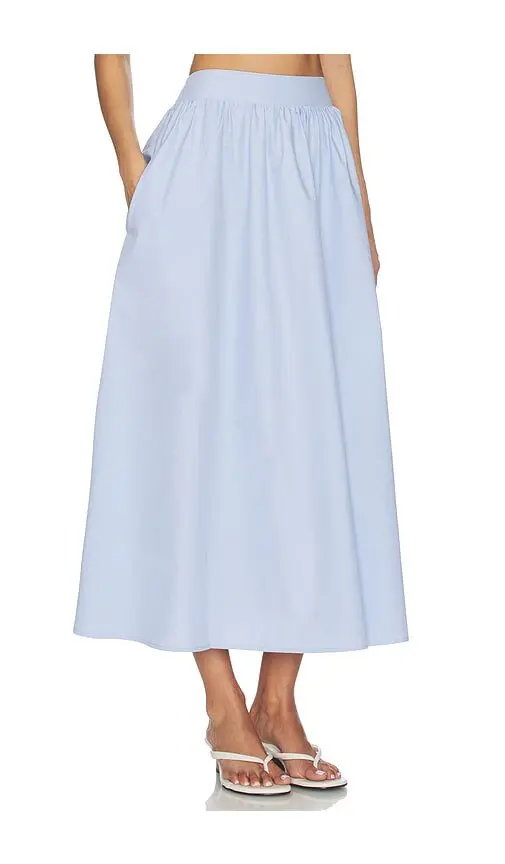 Susana Monaco Poplin Midi Skirt