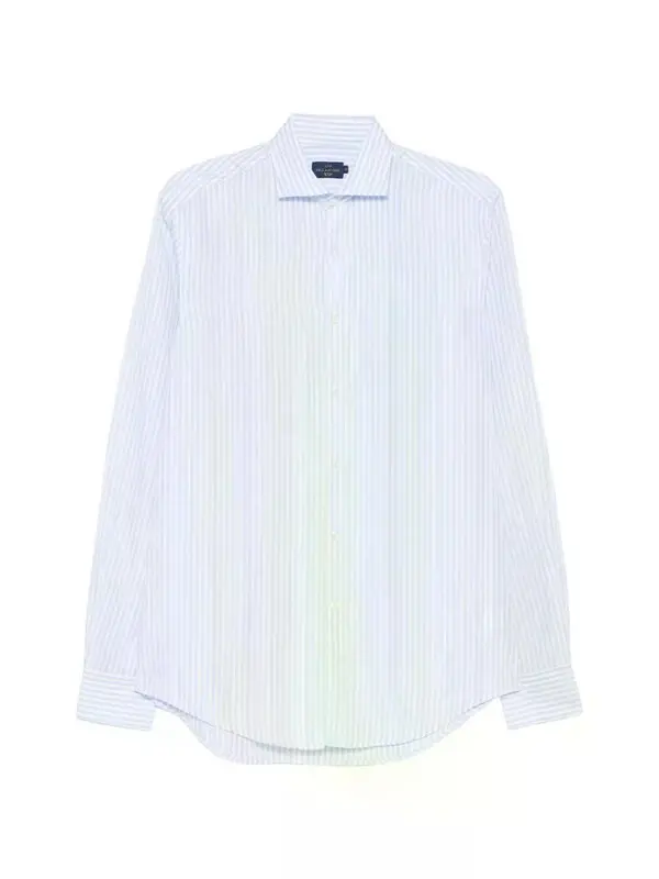 Paul & Shark Striped Buttoned Shirt - Blue
