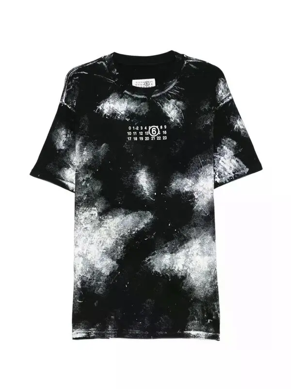 MAISON MARGIELA Graphic-print T-shirt - Black