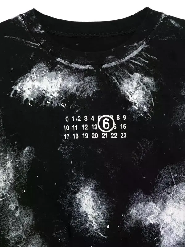 MAISON MARGIELA Graphic-print T-shirt - Black