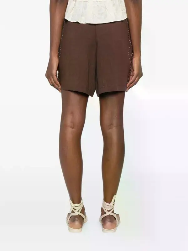 VENUJA Embellished Knee-length Shorts