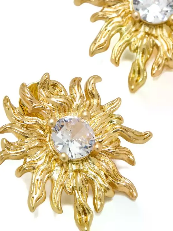 OCEANUS Sunburst Stud Earrings