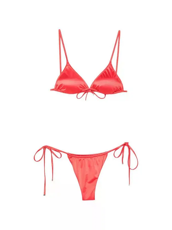 VENUJA Tie-detail Bikini - Red
