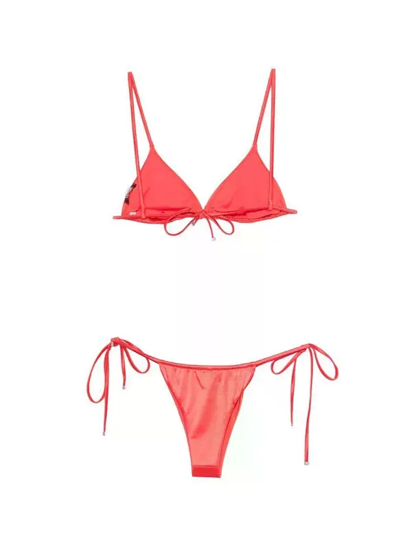 VENUJA Tie-detail Bikini - Red