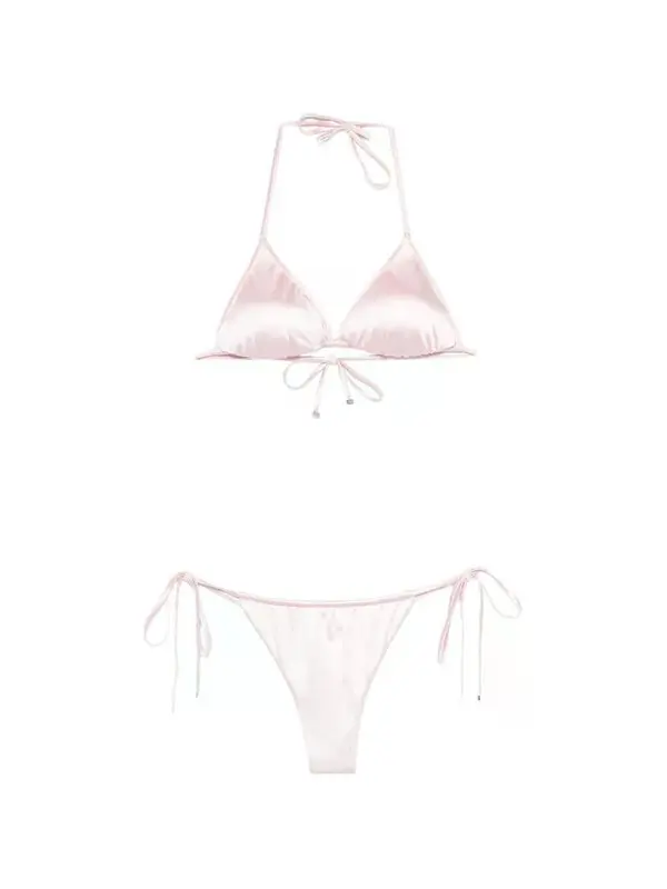 VENUJA Tie-detail Bikini - Pink