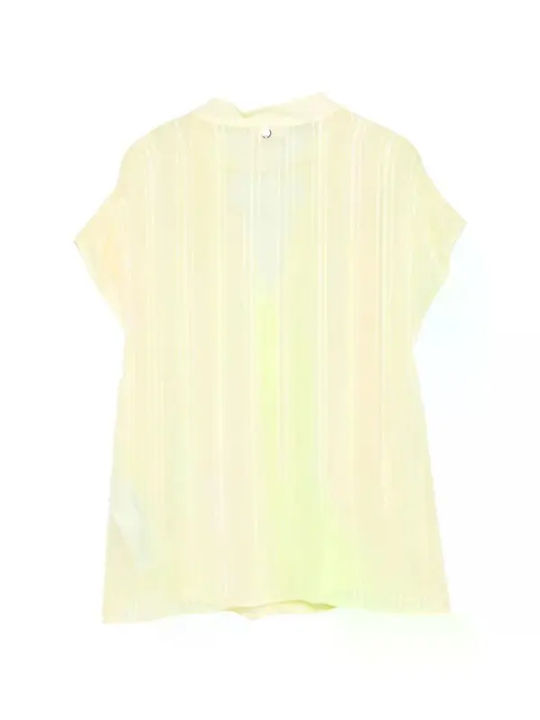 Liu Jo Chain-detail V-neck Top - Yellow
