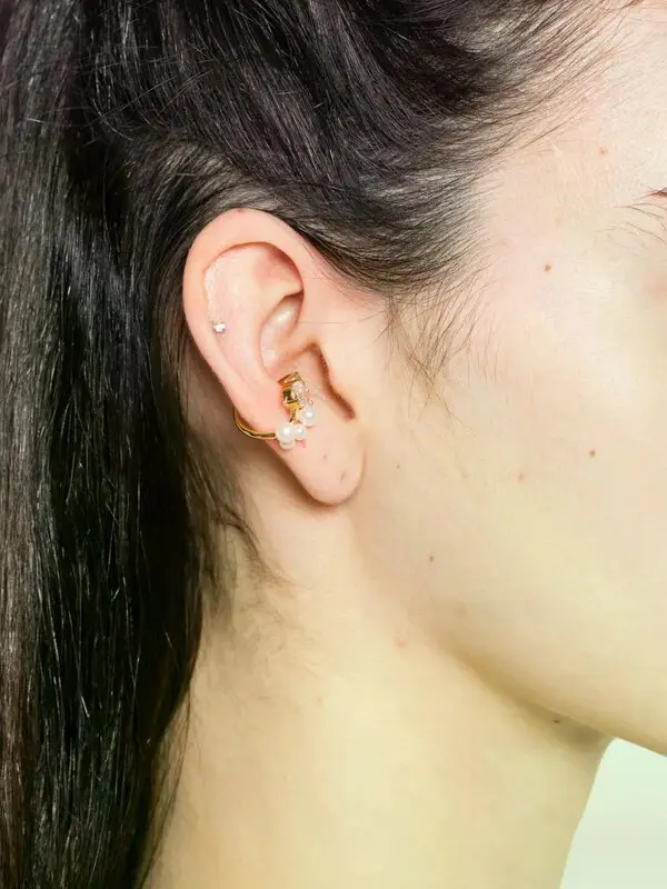 Completedworks Chasing Shadows Embellished Ear Cuff