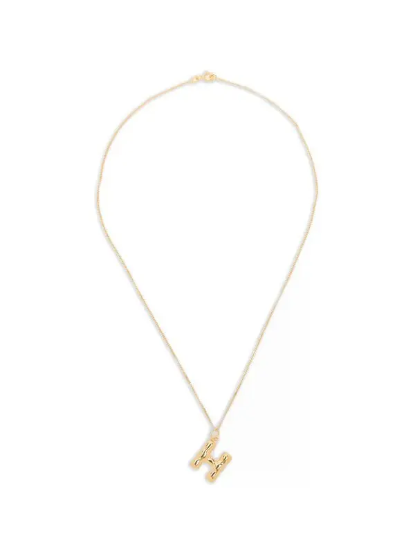 Completedworks H Pendant Necklace - Gold