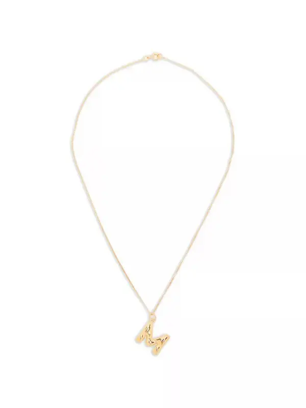 Completedworks M-initial Pendant Necklace - Gold