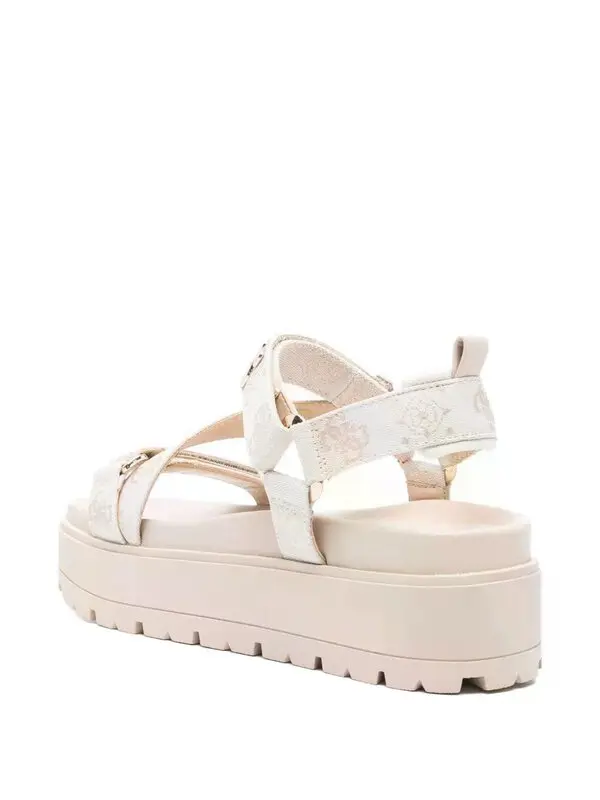 Guess Logo Strap Platform Sandals