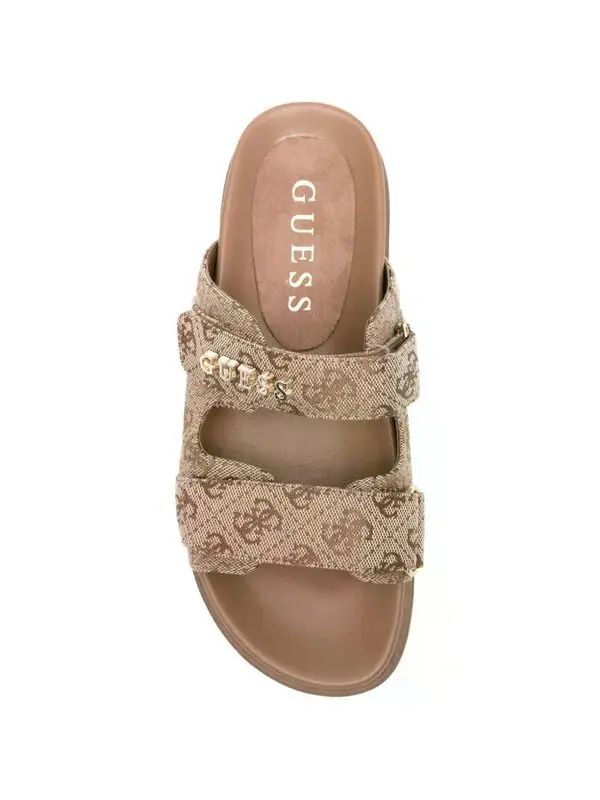 Guess Logo Platform Sandals