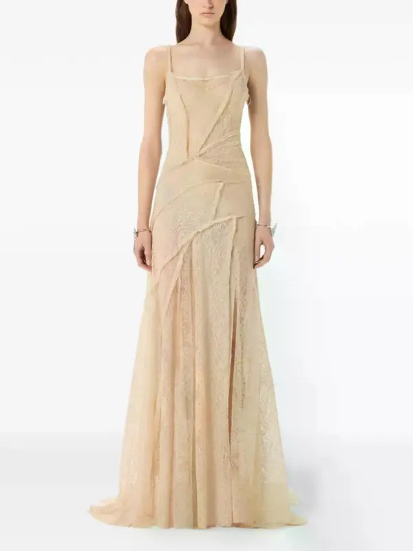 Blumarine Lace Maxi Dress