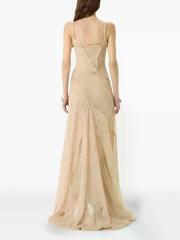 Blumarine Lace Maxi Dress