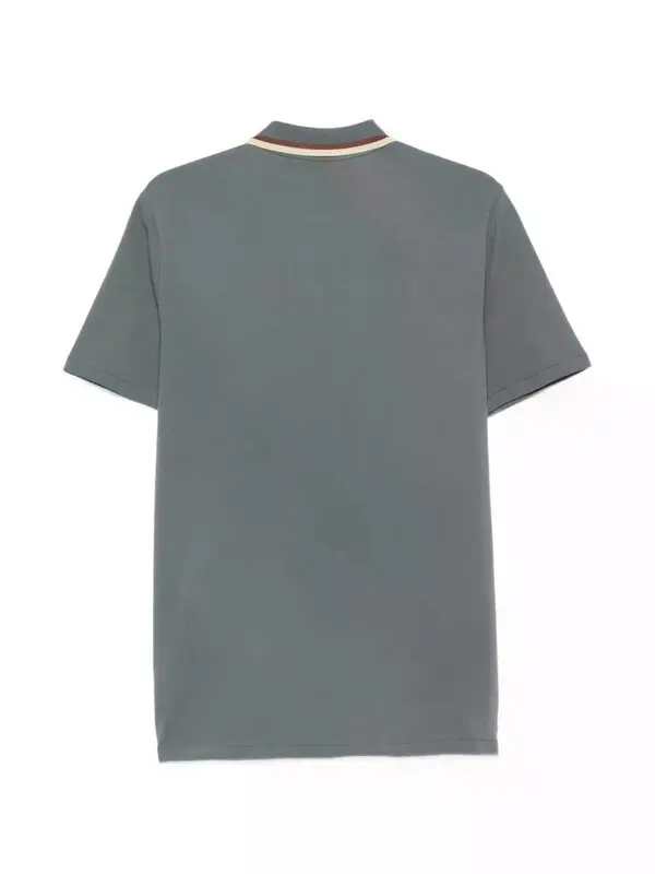 Paul Smith Zip-neck Polo Shirt - Blue