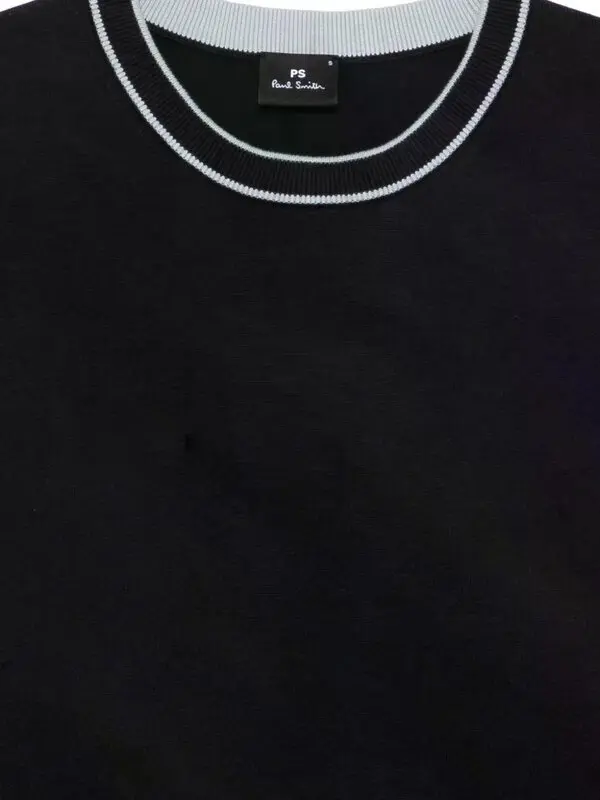 Paul Smith Logo-embroidered T-shirt - Blue