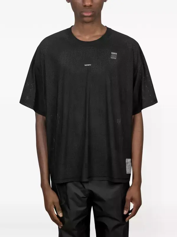 Satisfy Crew-neck T-shirt - Black