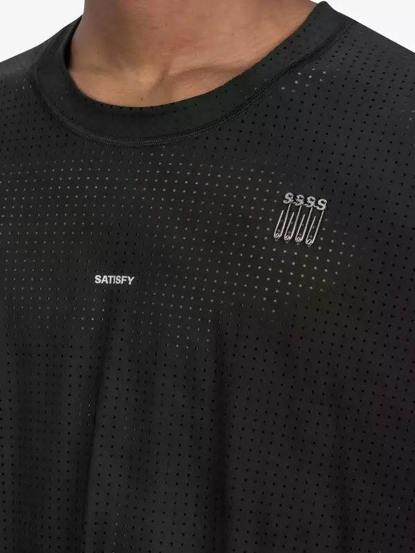 Satisfy Crew-neck T-shirt - Black