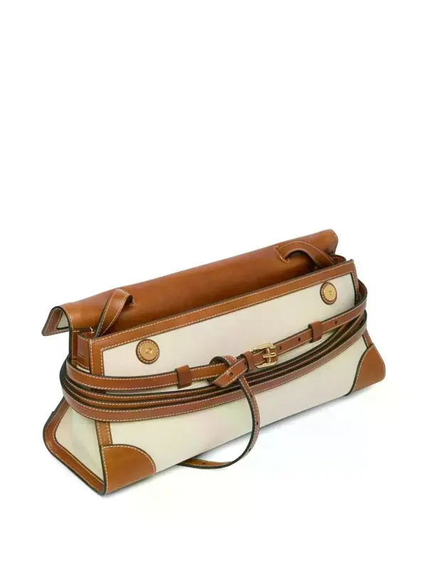 Moschino Tie Me Top-handle Tote Bag - Neutrals