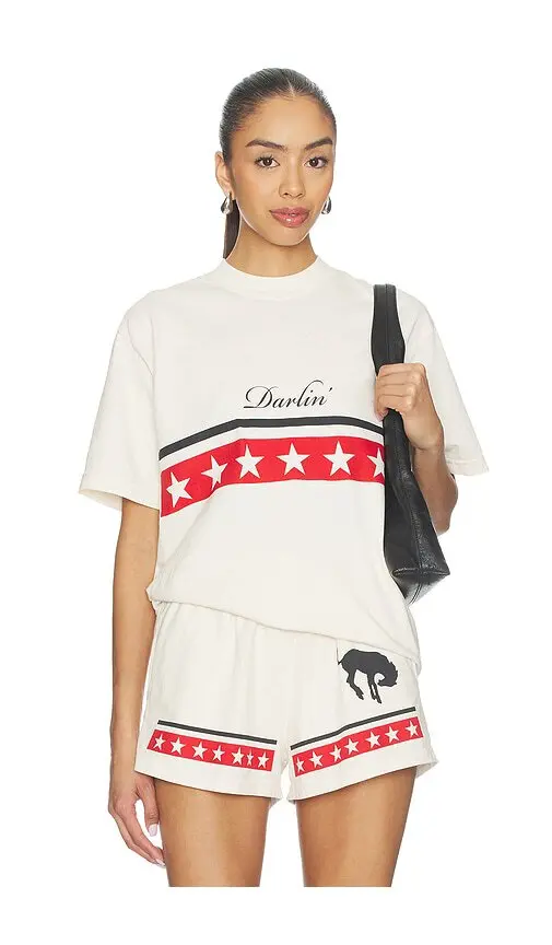 DARLIN Spangled Tee - Ivory