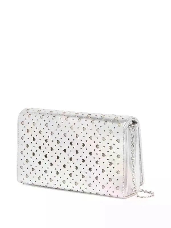 Moschino Heart-cutout Clutch