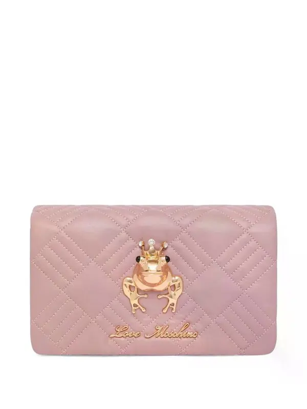 Moschino Quilted Shoulder Bag - Pink