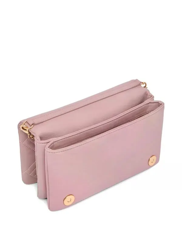 Moschino Quilted Shoulder Bag - Pink