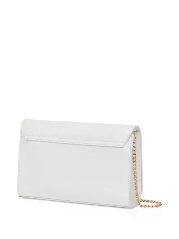 Moschino Lettering Chain Clutch