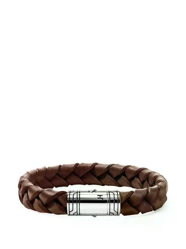 John Hardy Braided Leather Bracelet - Brown