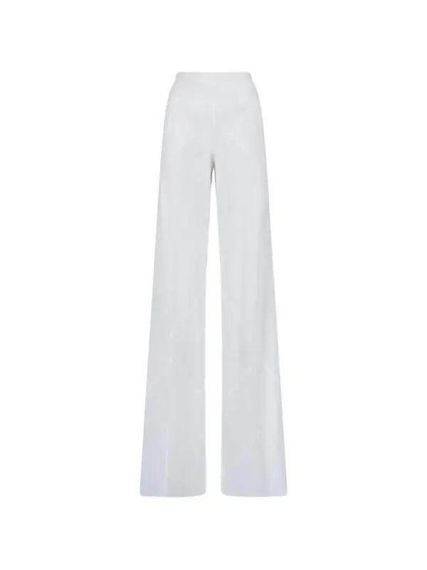 Rick Owens Panelled Wide-leg Trousers - White