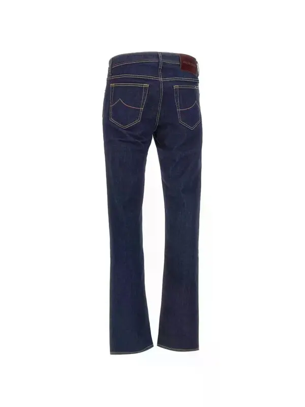 Jacob Cohen Bard Contrast-stitching Jeans - Blue
