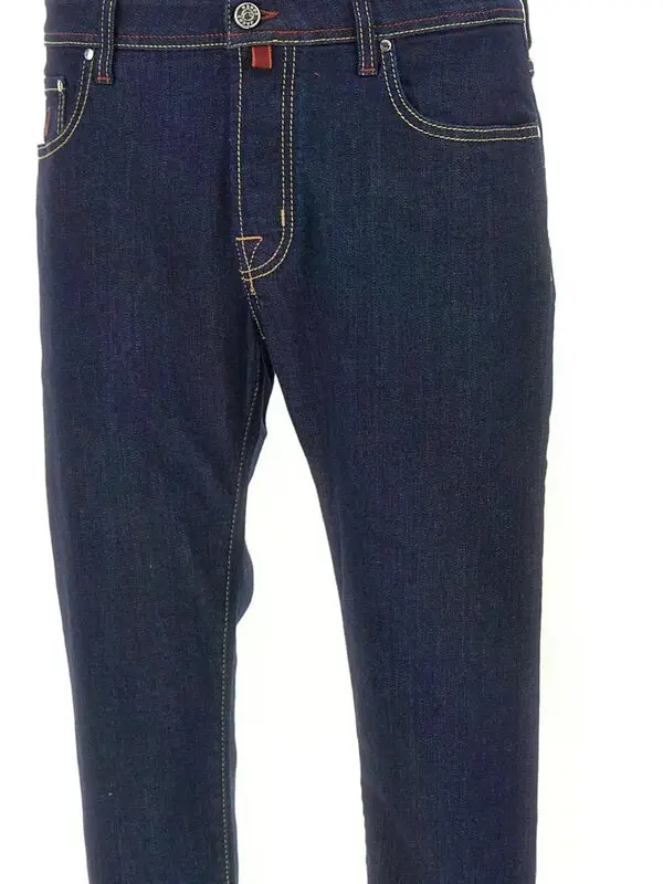 Jacob Cohen Bard Contrast-stitching Jeans - Blue