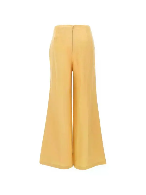 Faithfull The Brand Syna High-rise Wide-leg Trousers - Yellow
