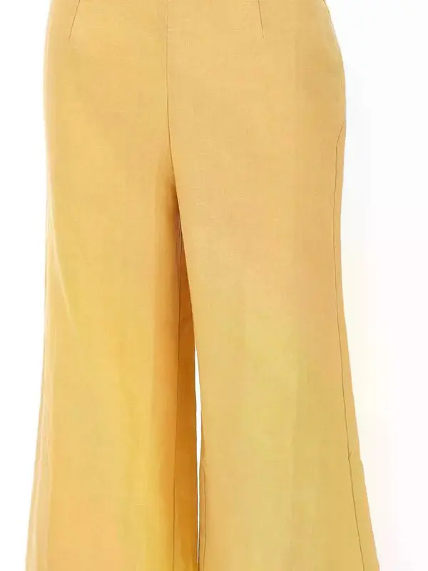 Faithfull The Brand Syna High-rise Wide-leg Trousers - Yellow