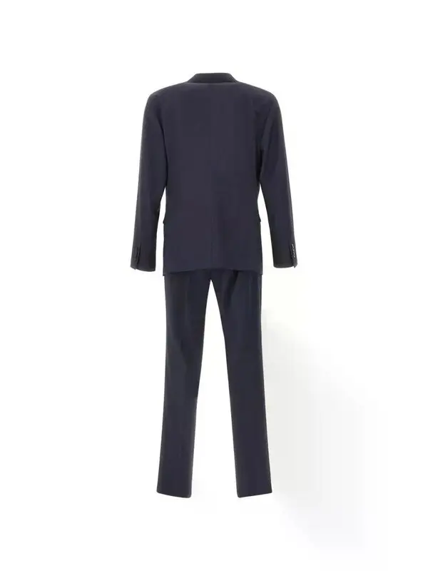 Boglioli Double-breasted Peak-lapels Suit - Blue