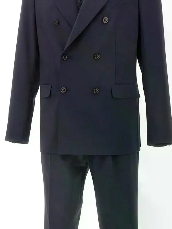 Boglioli Double-breasted Peak-lapels Suit - Blue