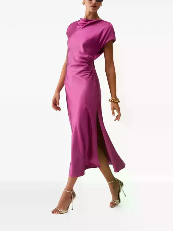 Liu Jo Long Satin Dress - Pink