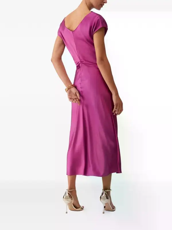 Liu Jo Long Satin Dress - Pink